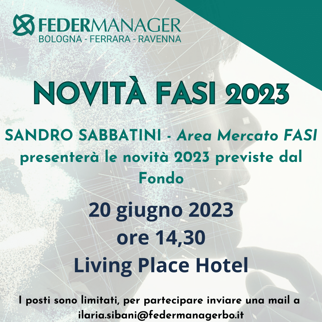 NOVITA' FASI 2023 - Federmanager Bologna